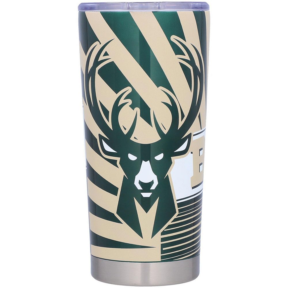 Milwaukee Bucks 20oz. Stainless Steel Mascot Tumbler