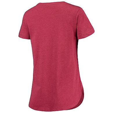 Women's Colosseum Heathered Cardinal Arkansas Razorbacks PoWered By ...