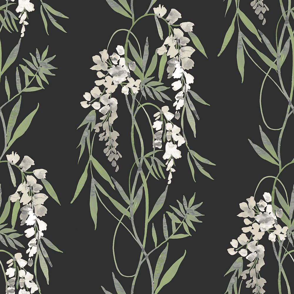 RoomMates Nouveaux Wisteria Peel & Stick Wallpaper