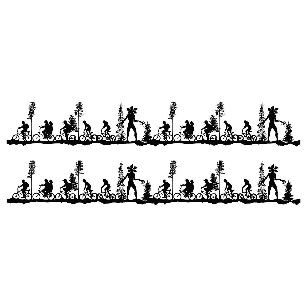 Netflix Stranger Things Forest Scene Wall Decal 7-piece Set by RoomMates