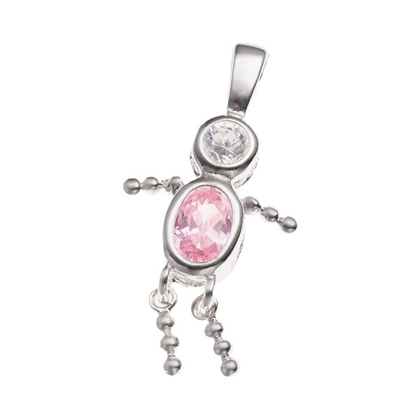 Argento Forte Sterling Silver Birthstone Babies Boy Charm