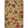 Liora Manne Ravella Falling Leaves Indoor Outdoor Rug