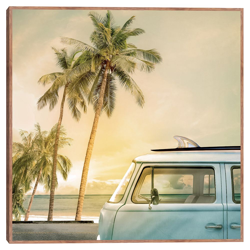 Masterpiece Day of Surfing Framed Wall Art