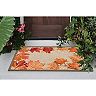 Liora Manne Ravella Falling Leaves Border Indoor Outdoor Rug