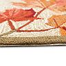 Liora Manne Ravella Falling Leaves Border Indoor Outdoor Rug