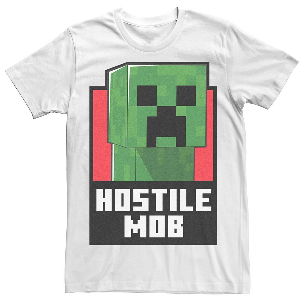 Men's Minecraft Hostile Mob Creeper Face Tee