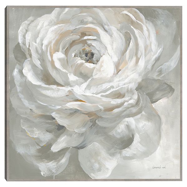 Masterpiece White Rose Framed Wall Art