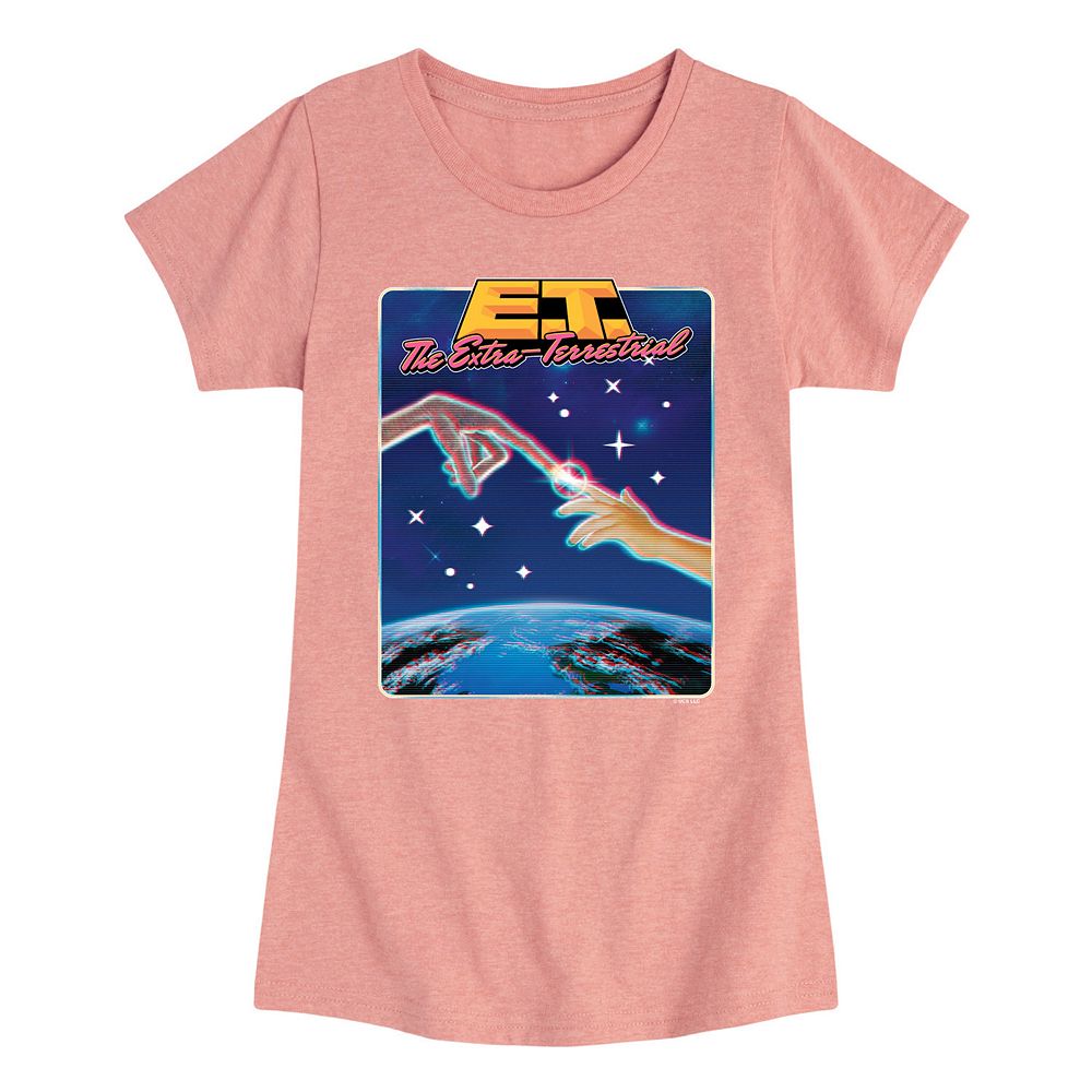 Girls 7-16 E.T. Finger Touch Poster Graphic Tee