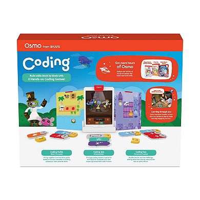 Osmo Coding Starter Kit for iPad 3 Educational Learning Games STEM Toy