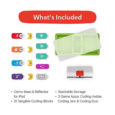 Osmo Coding Starter Kit for iPad 3 Educational Learning Games STEM Toy