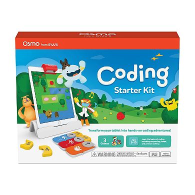 Osmo Coding Starter Kit for iPad 3 Educational Learning Games STEM Toy