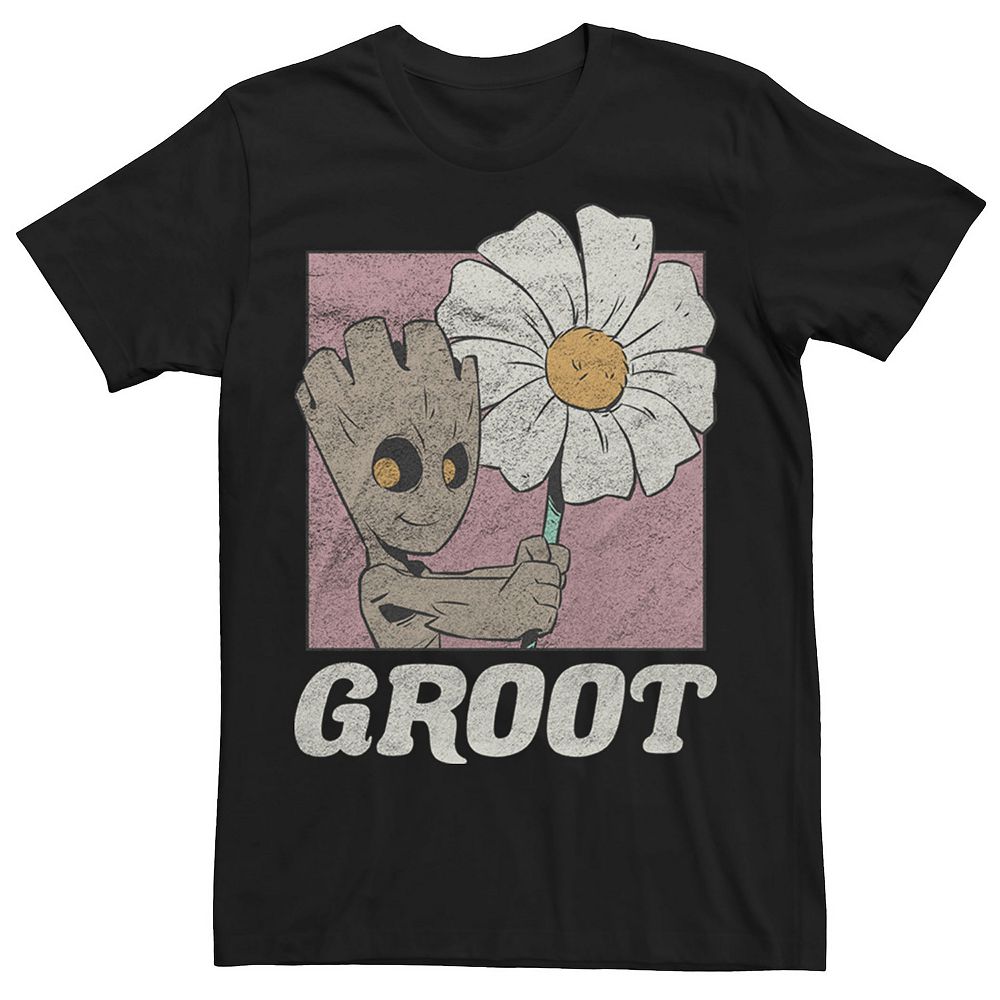 Men's Marvel Guardian Of The Galaxy Groot Box Daisy Tee