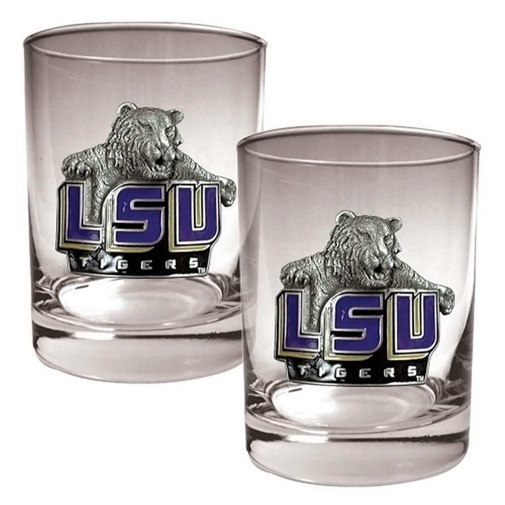 LSU Tigers 2-pc. Rocks Glass Set