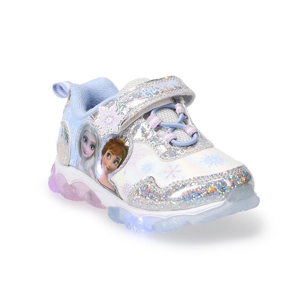 Disney's Frozen Anna and Elsa Toddler Girls' Light-Up Shoes