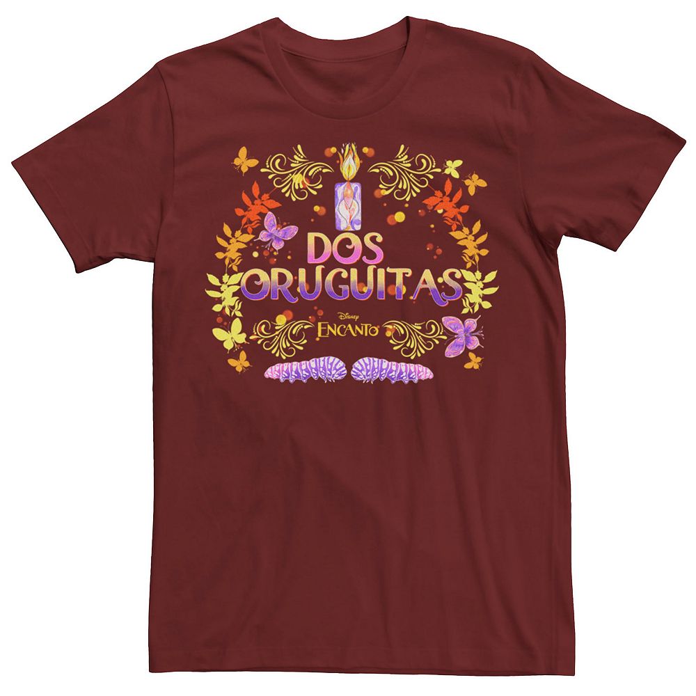 Disney's Encanto Men's Purple Candle Dos Oruguitas Tee
