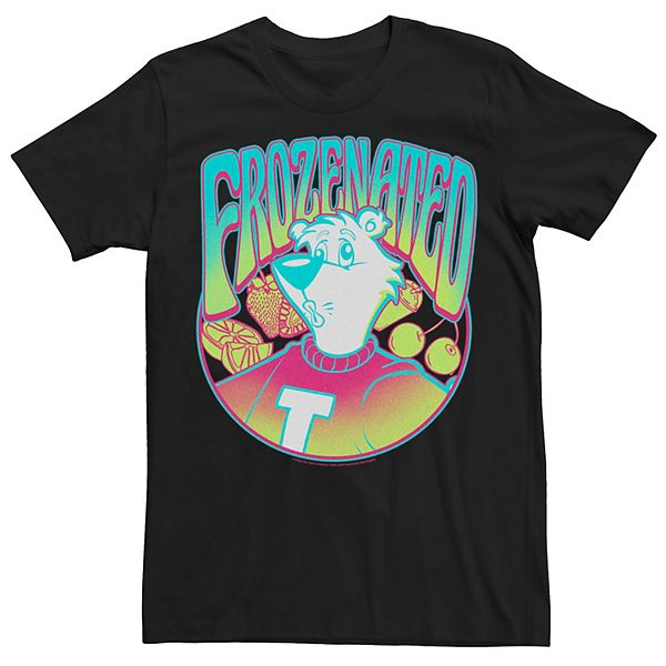 Men's ICEE Neon Polar Bear Frozenated Face Logo Tee