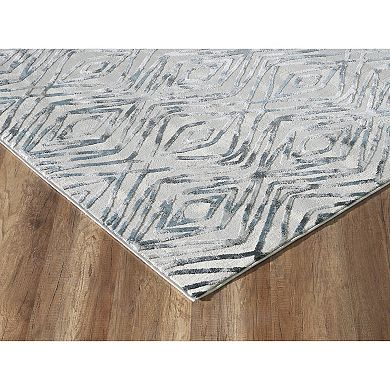 Abani Vista VST100A Grey Modern Area Rug