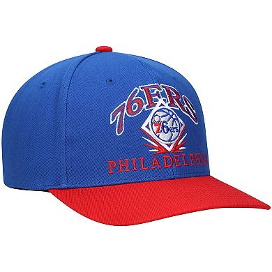 Men's Mitchell & Ness x Lids Royal/Red Philadelphia 76ers All Pro ...