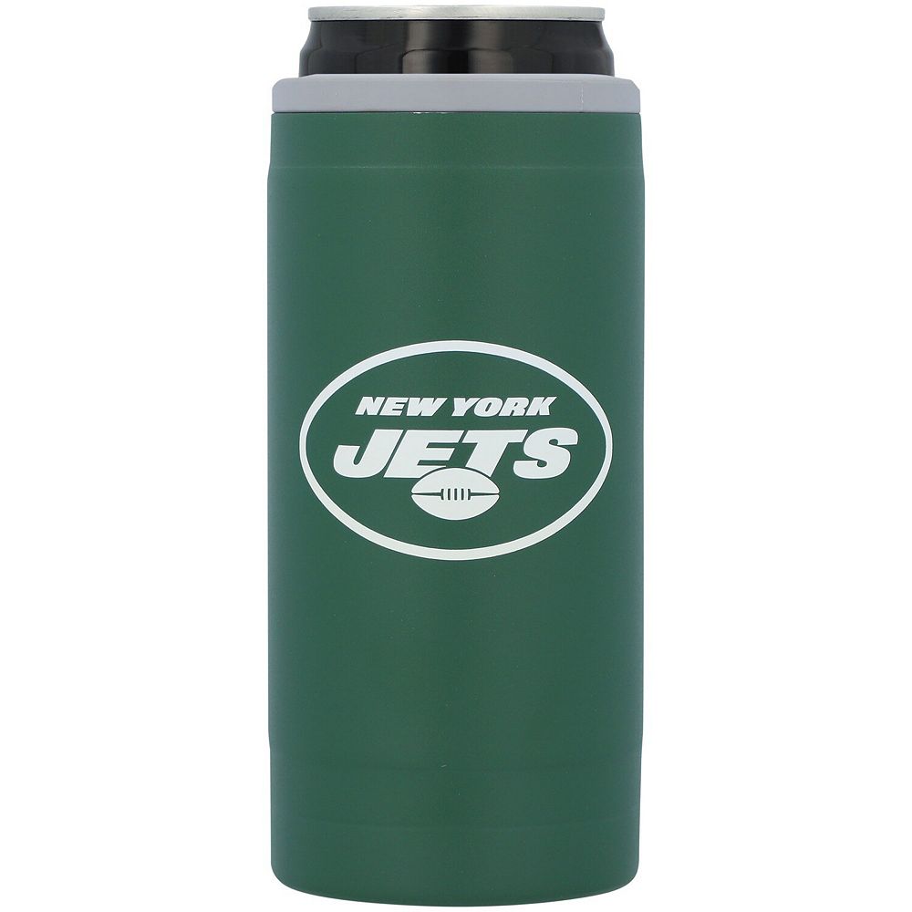 New York Jets 12oz. Flipside Powdercoat Slim Can Cooler