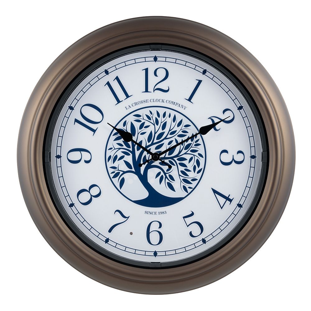 La Crosse Technology 403-3246BR 18-Inch Indoor/Outdoor Bronze Lux ...