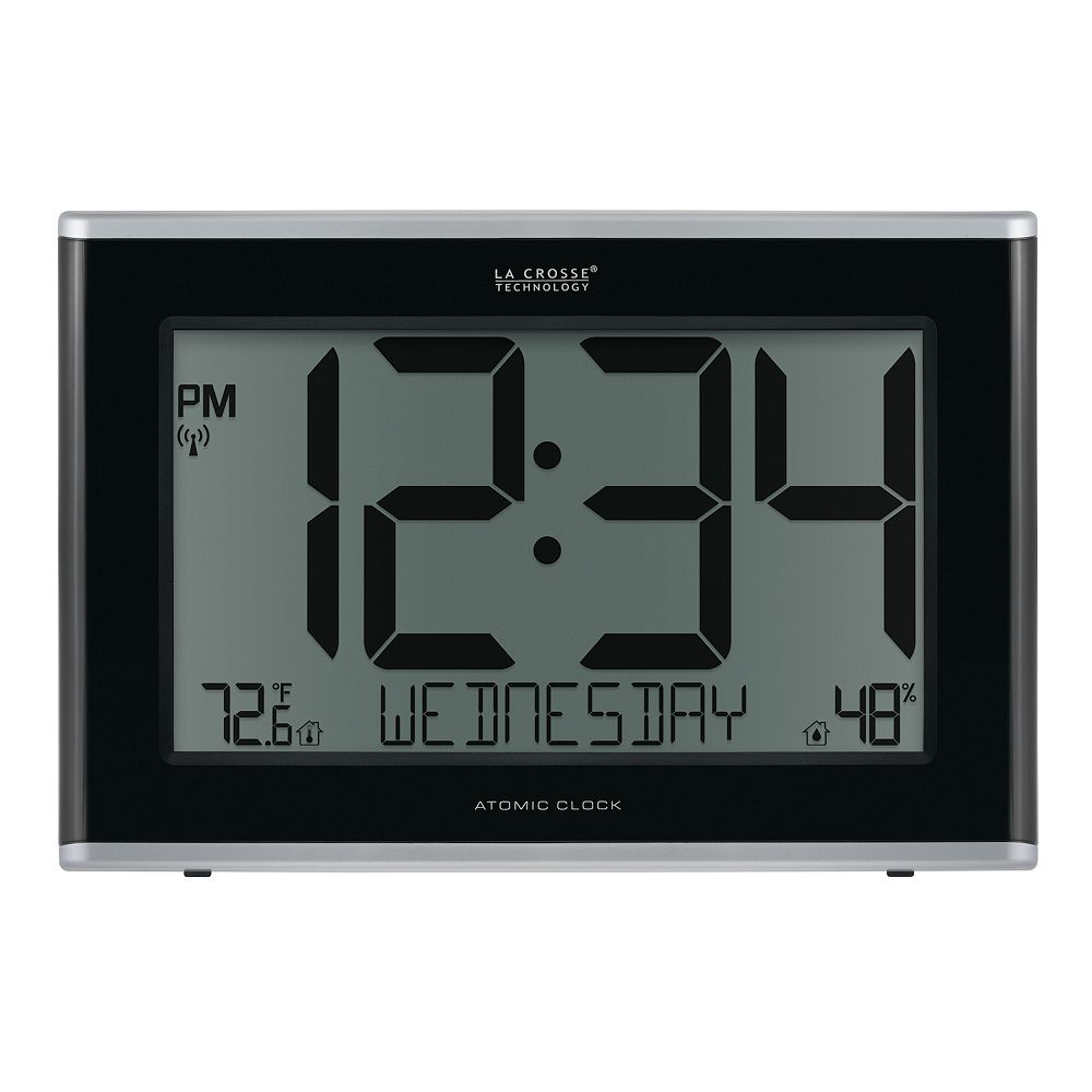 La Crosse Technology 513-05867-INT Extra-Large Atomic Digital Clock ...