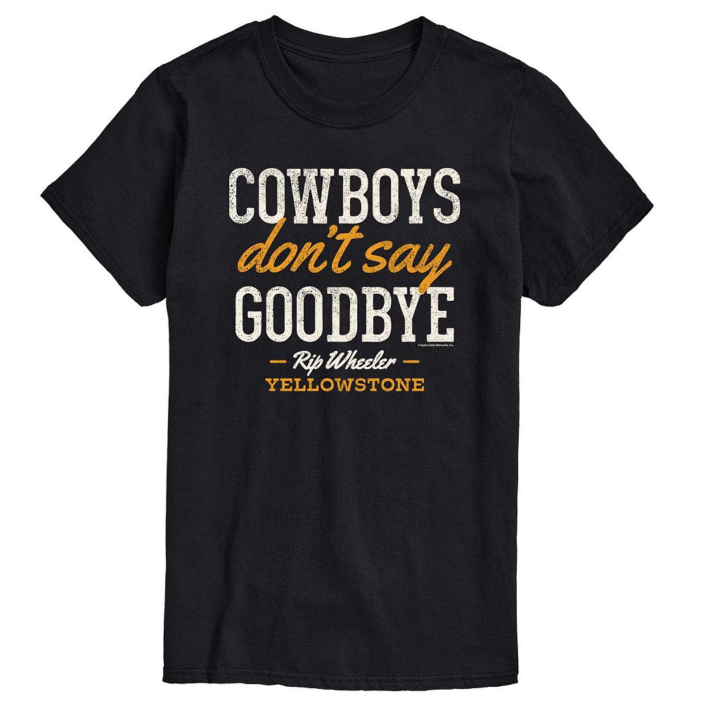 Men's Yellowstone Don't Say Goodbye Tee