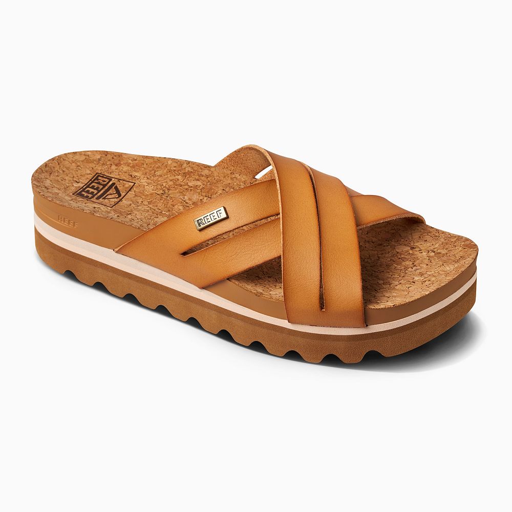 REEF Cushion Bloom Hi Women's Slide Sandals