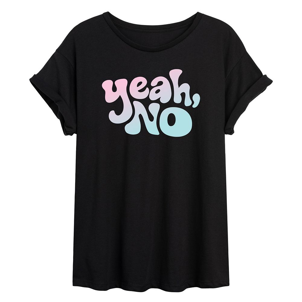 Junior's Yeah No Oversize Tee