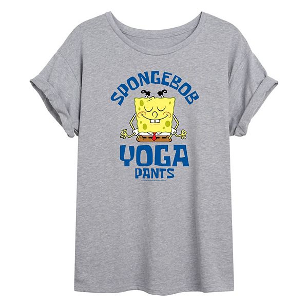 Junior's SpongeBob SquarePants Yoga Oversize Tee
