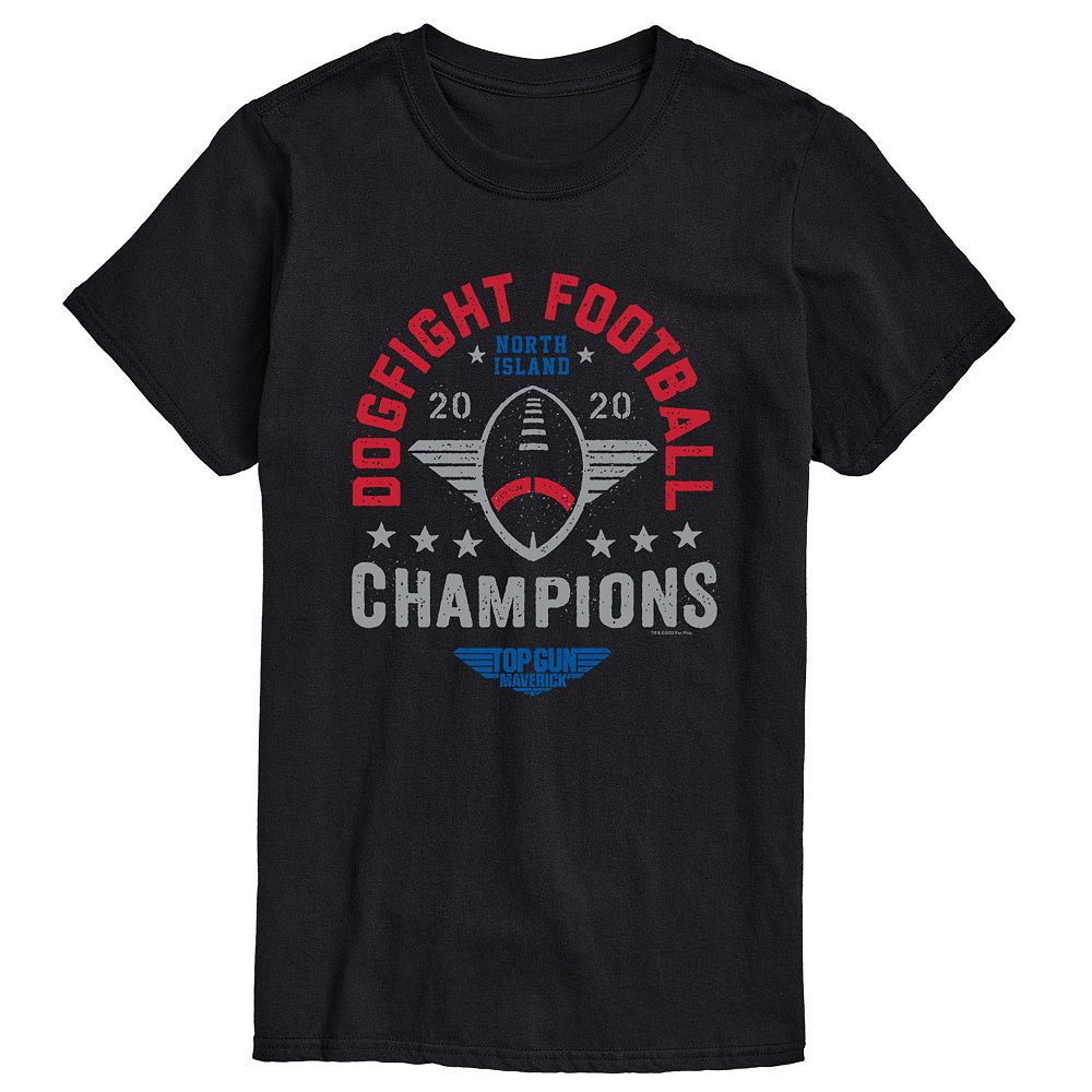 Men's Top Gun Maverick Dogfight Football Tee