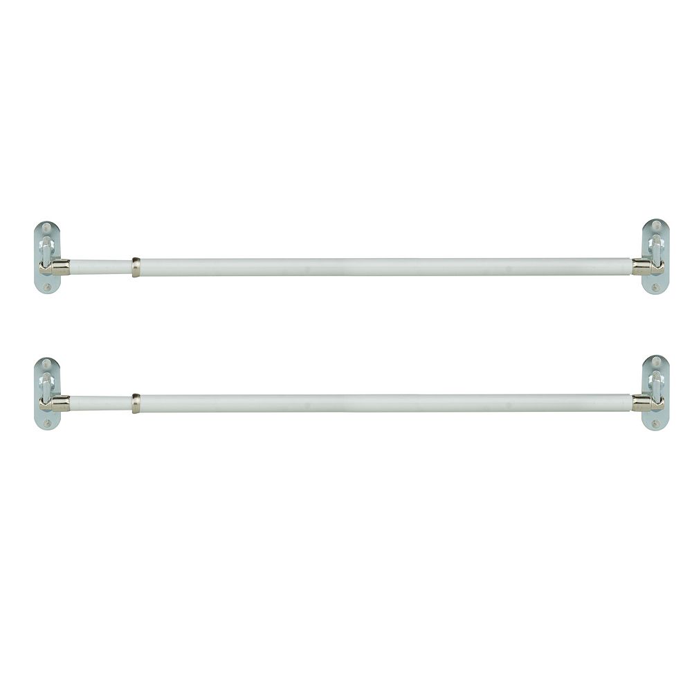Rod Desyne Round Sash Rod 48"-84" 2-pack Set