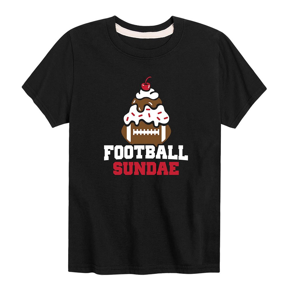 Boys 8-20 Football Sundae Ice Cream Graphic Tee