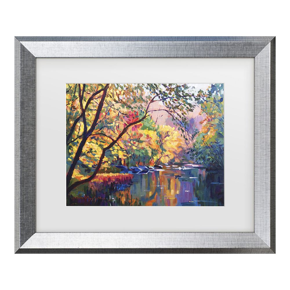 Trademark Fine Art David Lloyd Glover Color Reflections Matted Framed Art