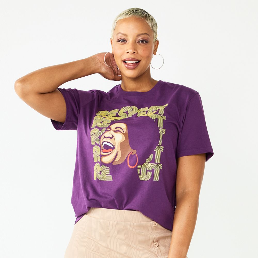 Sonoma Community™ Aretha Franklin Adult Black History Month Tee