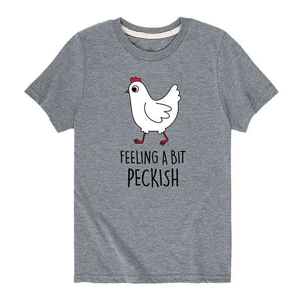 Boys 8-20 Feeling A Bit Peckish Chicken Graphic Tee