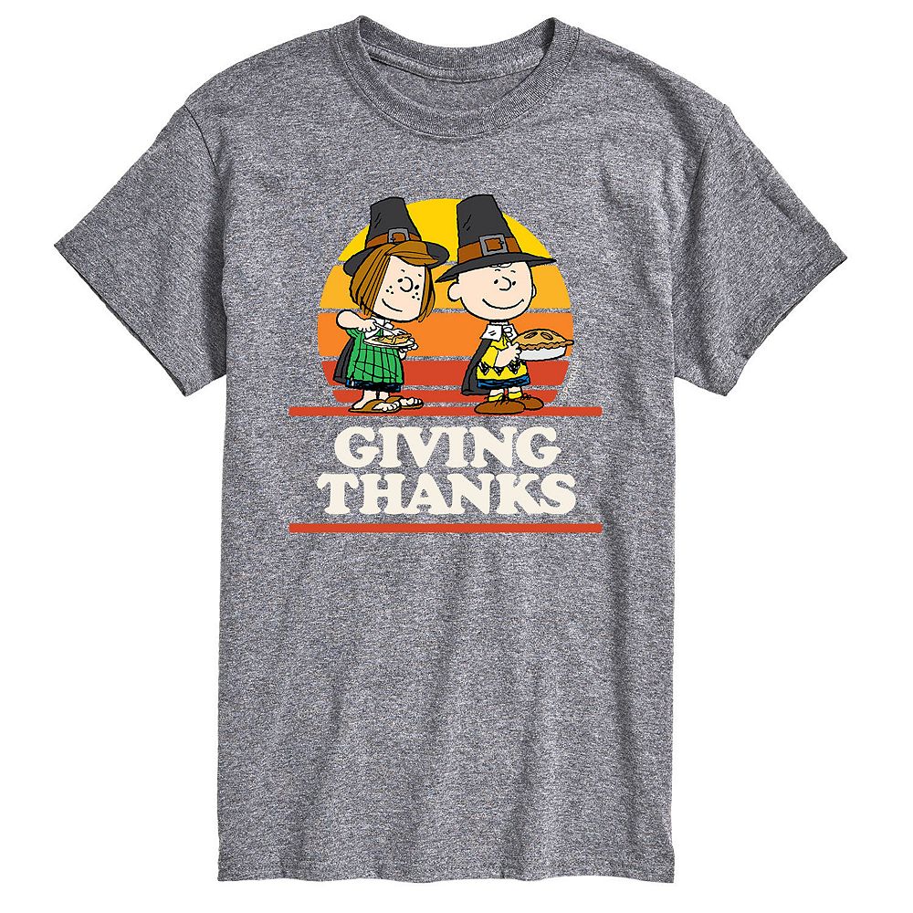 Men's Peanuts Giving Thanks Tee