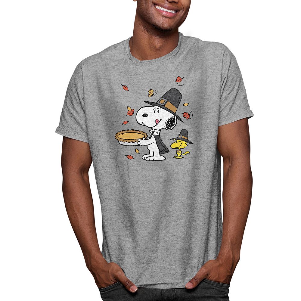 Men's Peanuts Thanksgiving Scene Tee