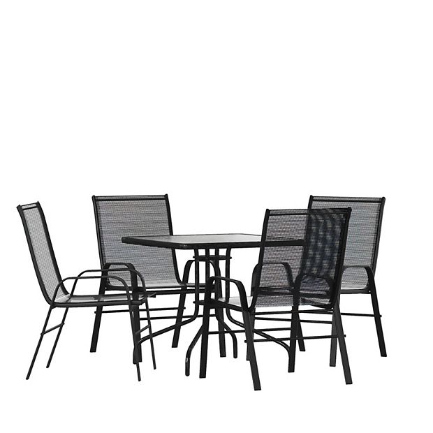Flash furniture outdoor patio dining set store
