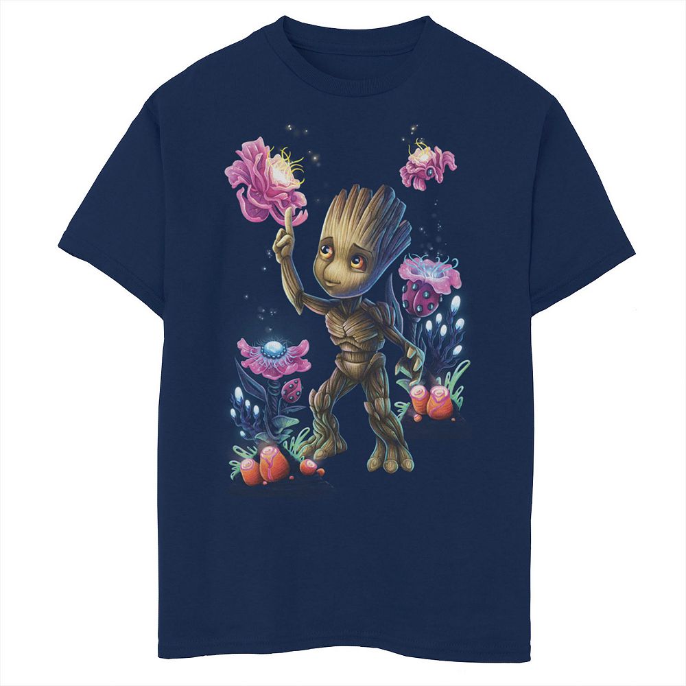 Boys 6-20 Marvel Guardians Of The Galaxy Groot Plants Graphic Tee
