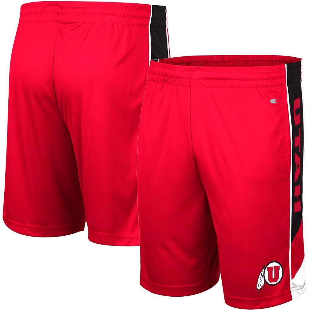 Men's Colosseum Red Utah Utes Pool Time Shorts