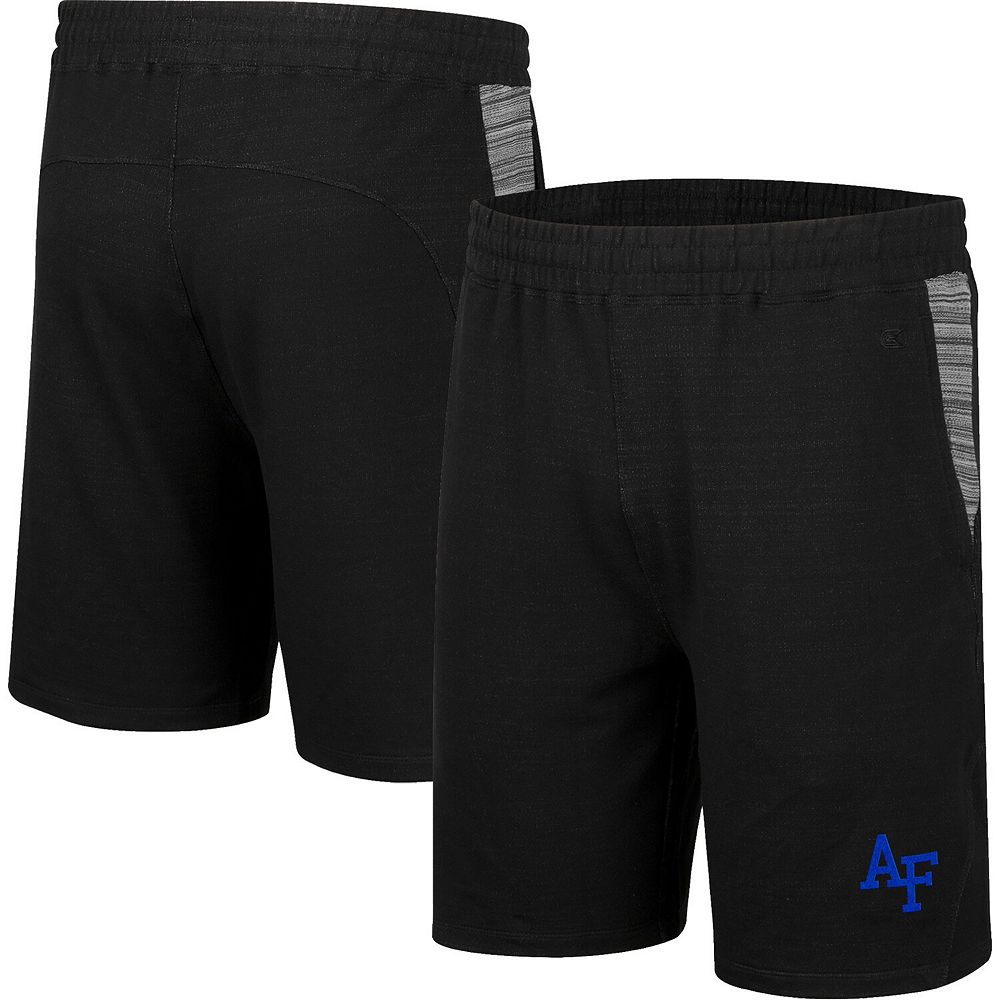 Men's Colosseum Black Air Force Falcons Wild Party Shorts