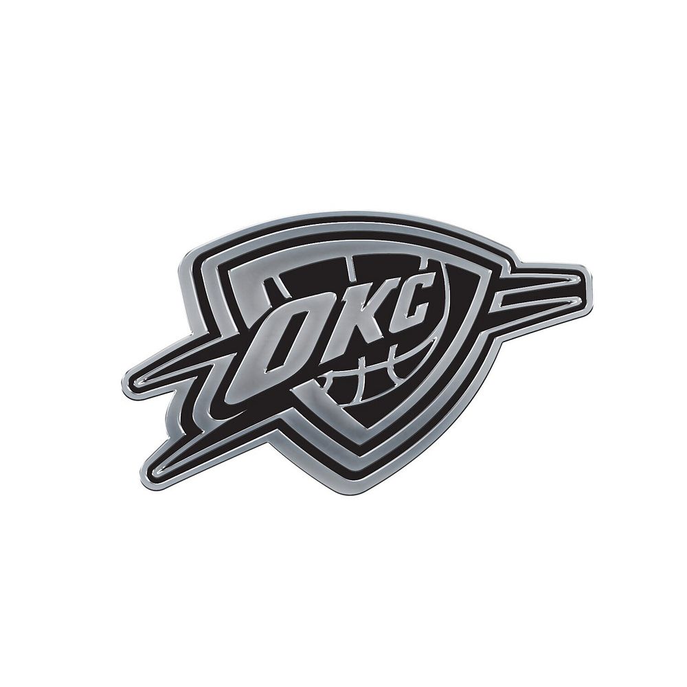 WinCraft Oklahoma City Thunder Chrome Auto Emblem