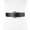 Women's LC Lauren Conrad Crescent Cut-Out Retro Buckle Belt in Regular ...