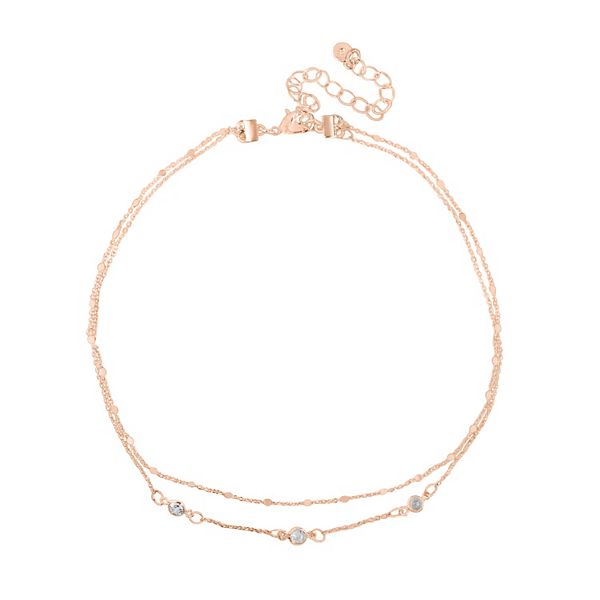 LC Lauren Conrad Gold Tone Layered Chain Choker LC Lauren Conrad Gold Tone Layered Chain Choker