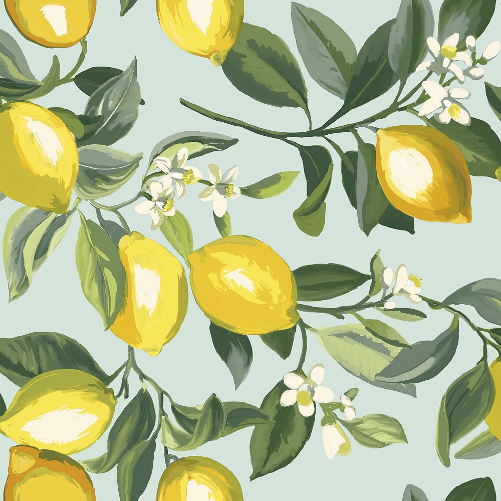 RoomMates Lemon Zest Peel & Stick Wallpaper