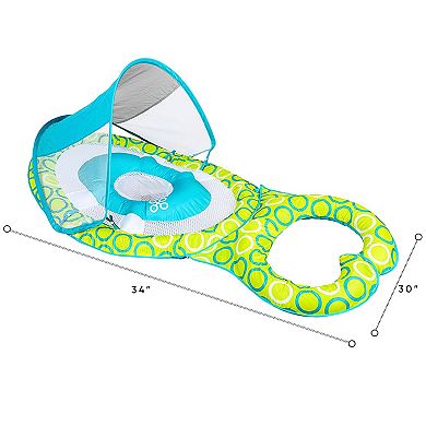 Swimways 9 to 24 Months Mommy and Me Baby Spring Float with Canopy and ...