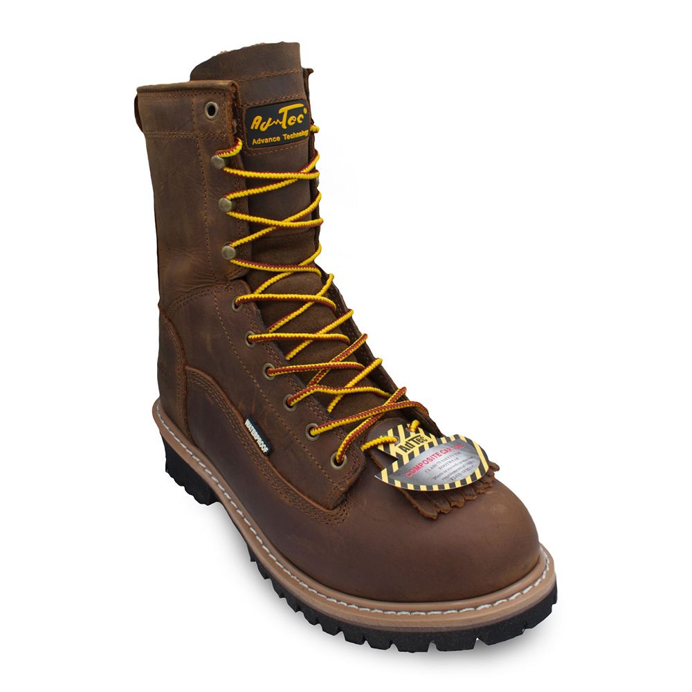 AdTec 1020 Men's Composite-Toe Waterproof Work Boots