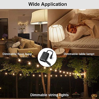 Banord Smart WiFi Outdoor Dimmer Plug for LED and Incandescent String ...