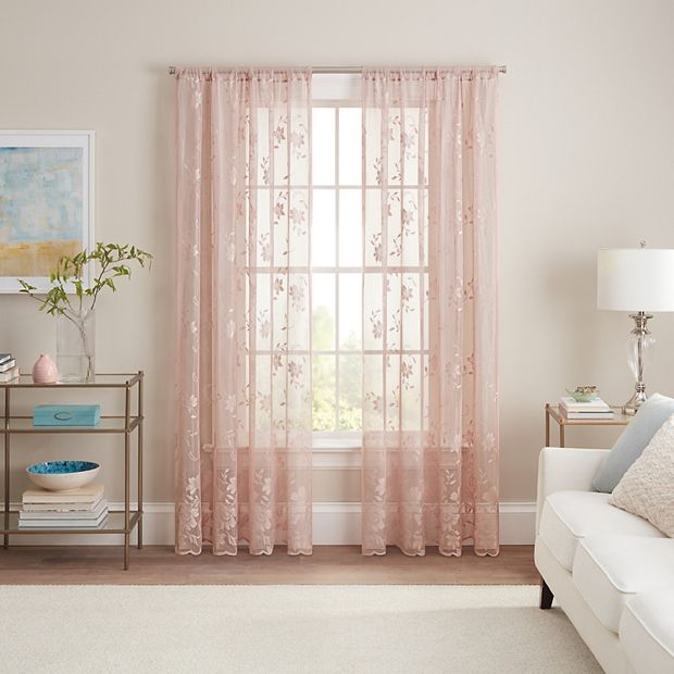 Lace sheer curtains store