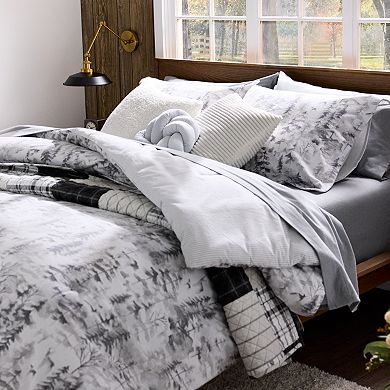 Cuddl Duds® Heavyweight Flannel Watercolor Forest Comforter Set with Shams